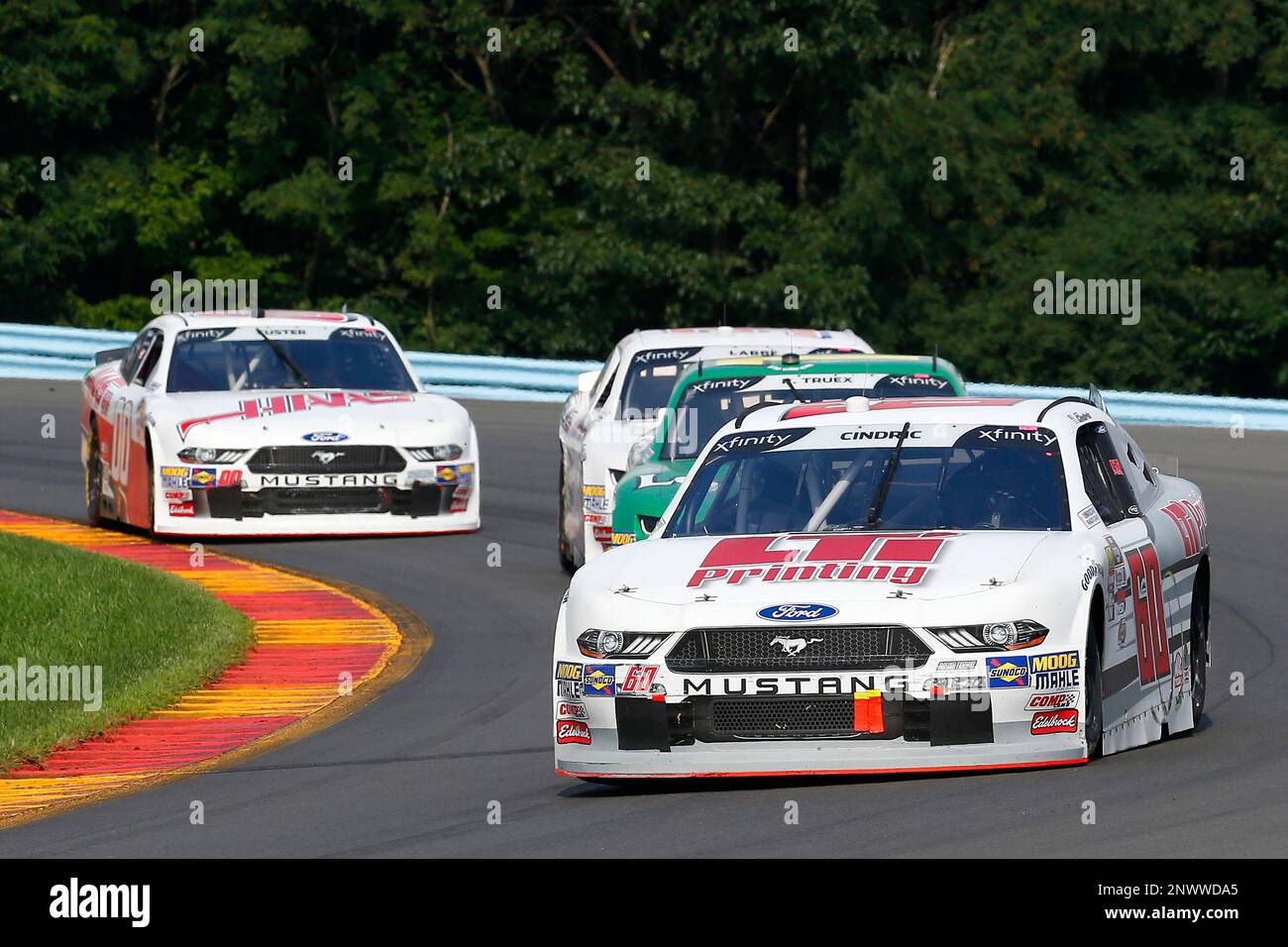 Austin Cindric, Roush Fenway Racing, Ford Mustang LTi Printing during ...