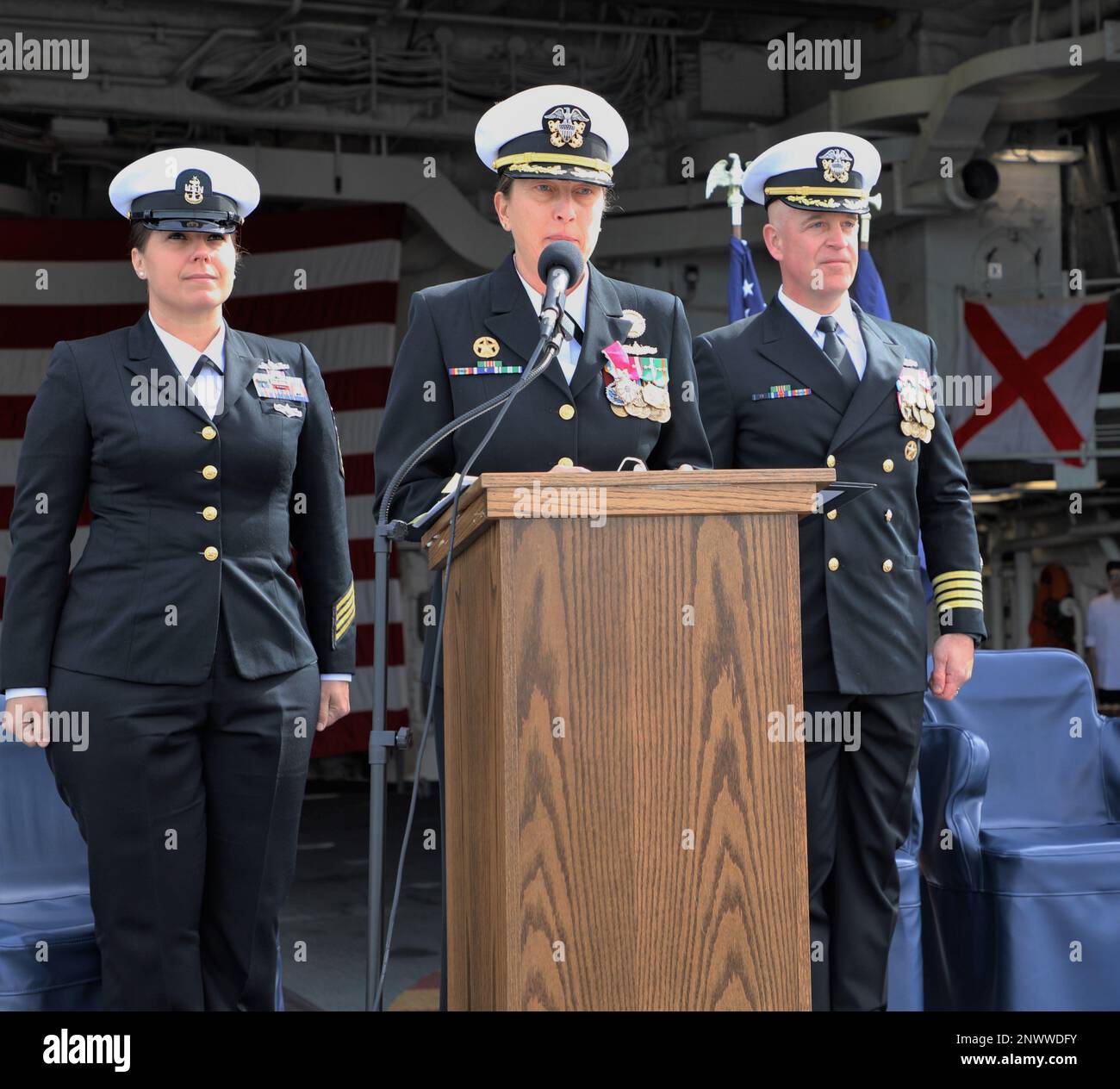 SAN DIEGO, Ca. – Capt. Matthew Hall relieved Capt. Amy McInnis as ...