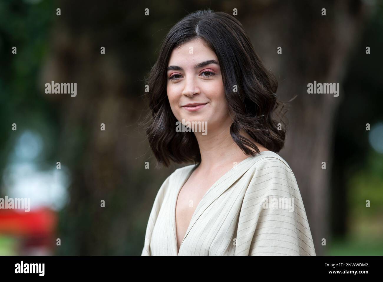Lebanese actress Michelle Wehbe poses during a photocall for the film ...