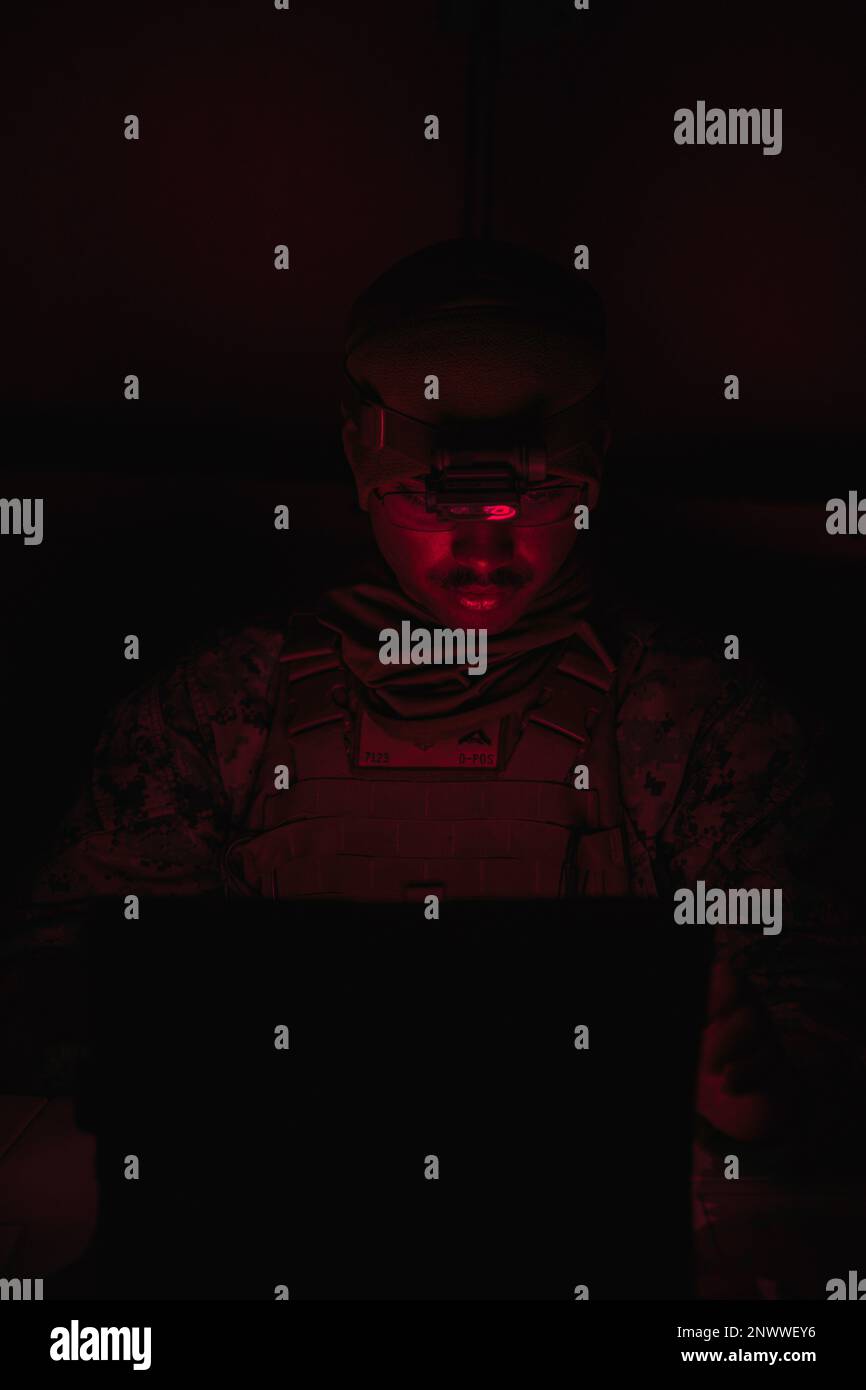 A U.S. Marine assigned to Combat Logistics Battalion 15, Combat ...