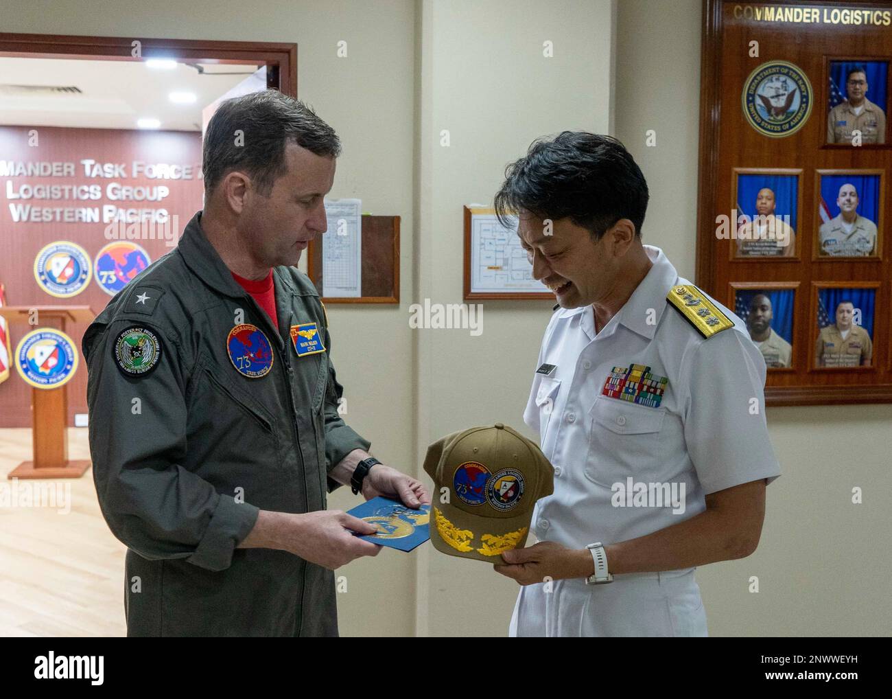 230221-N-ZZ999-0023 SINGAPORE (Feb. 21, 2023) Rear Adm. Mark Melson ...