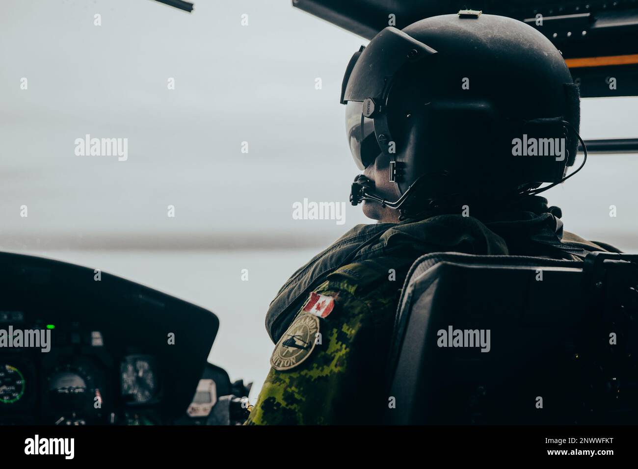 Royal Canadian Air Force (RCAF) Lt. Col. Frederic Guenette, commanding ...