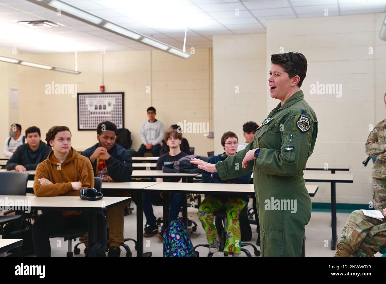U.S. Air Force Lt Col. Kera Rolsen, 350th Spectrum Warfare Wing special ...