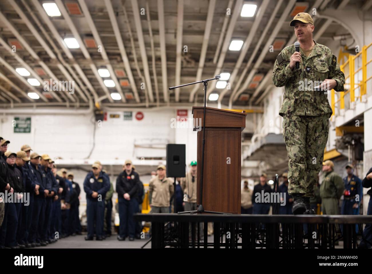 Uss wasp commanding officer hi-res stock photography and images - Alamy