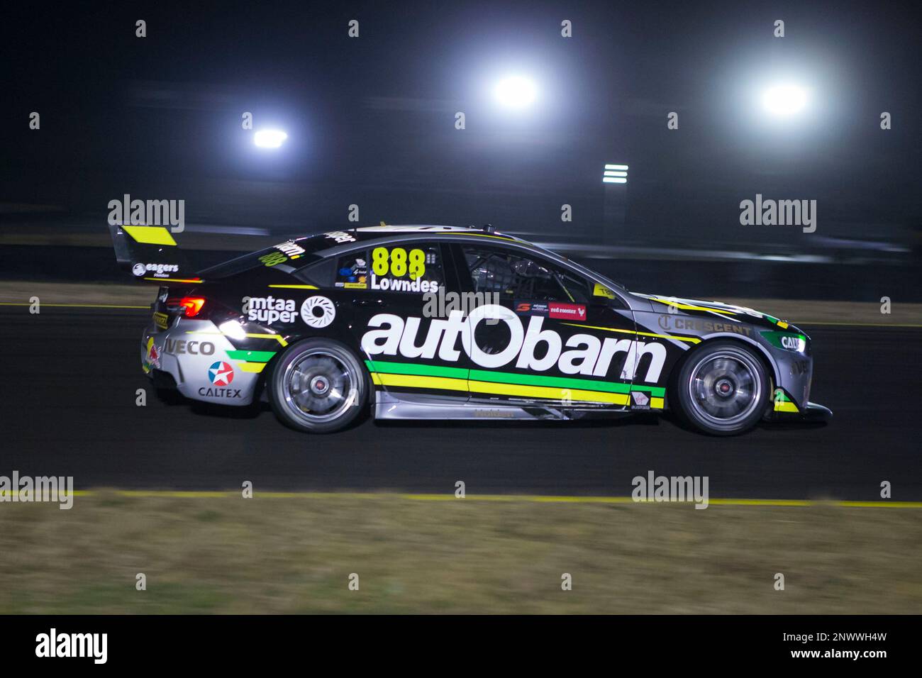 SYDNEY, NSW - AUG 4: Craig Lowndes (888) in the Autobarn Lowndes Racing ...