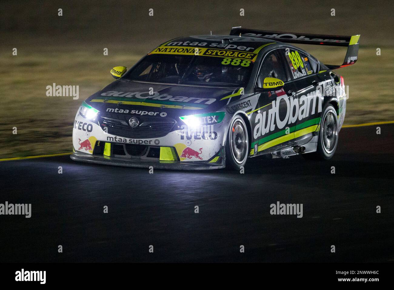 SYDNEY, NSW - AUG 4: Craig Lowndes (888) in the Autobarn Lowndes Racing Holden at the Red ...