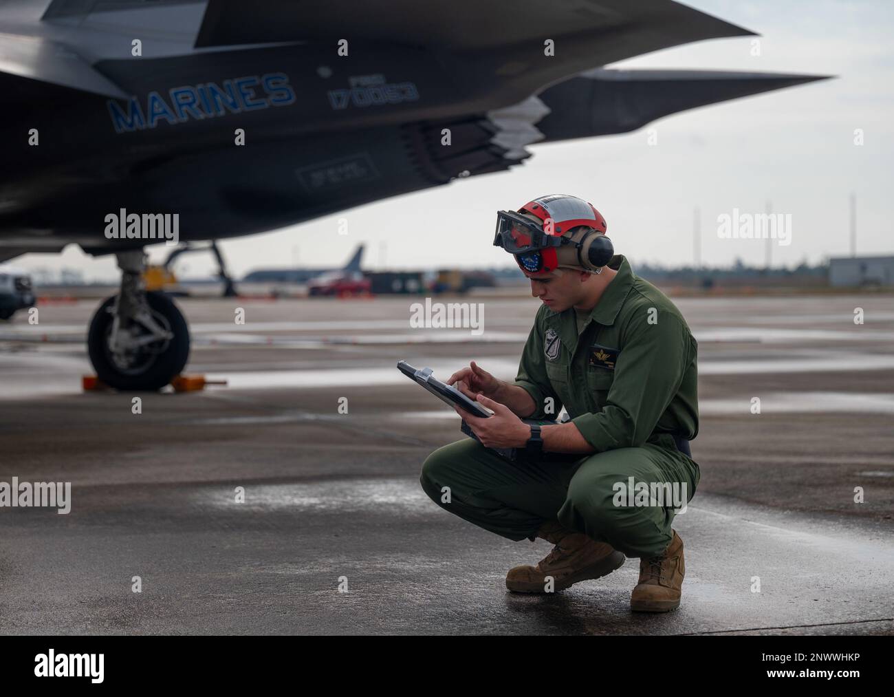 U.S. Marine Corps Cpl. Angel Centeno, Marine Fighter Attack Squadron ...
