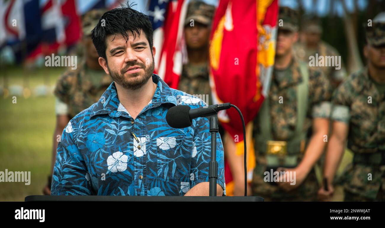 Vince Blaz, grandson of retired Brig. Gen. Vicente "Ben" Tómas Garrido ...