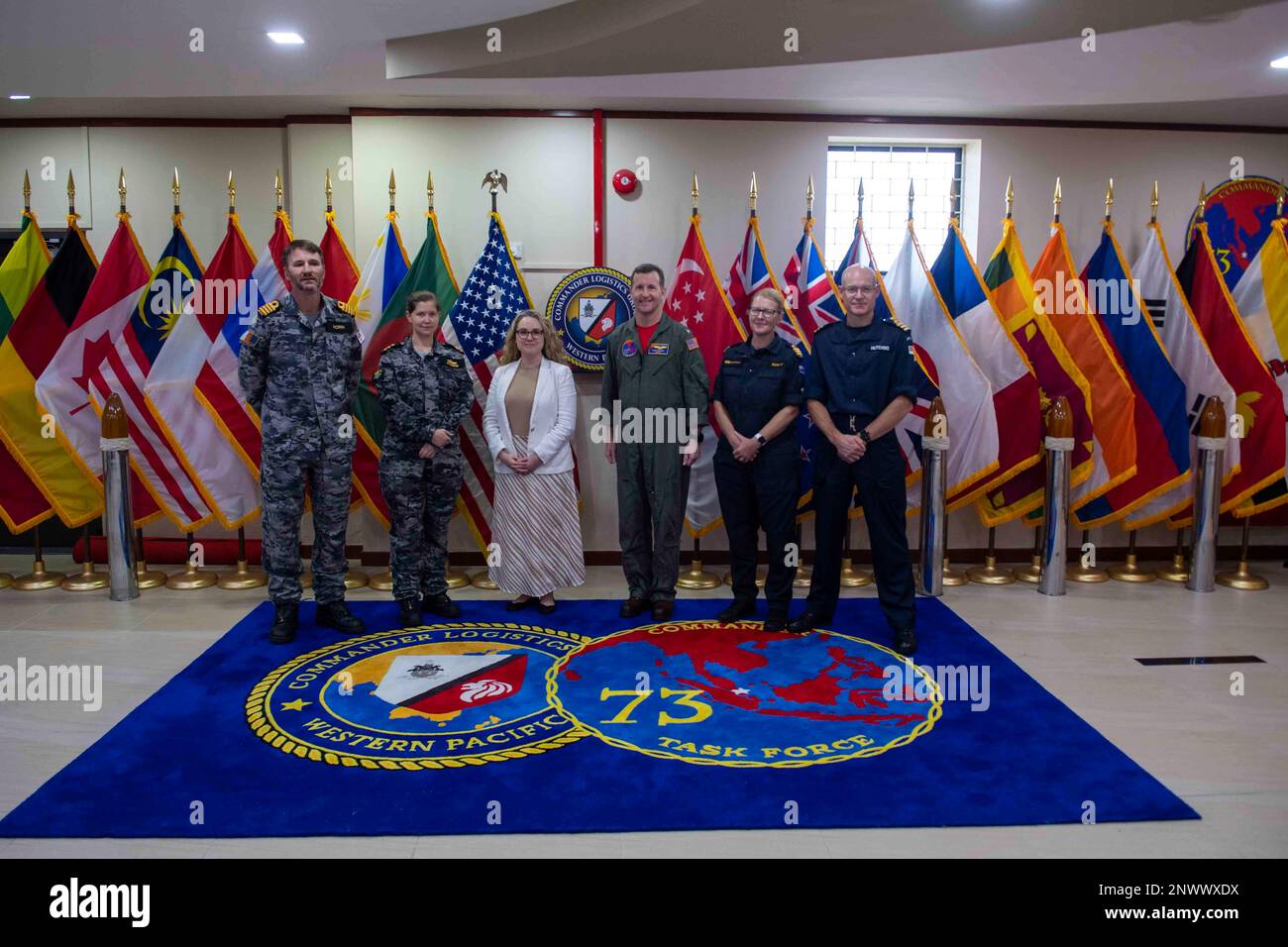 230117-N-JC800-0028 SINGAPORE (Jan. 17, 2023) - (From Left) Foreign ...