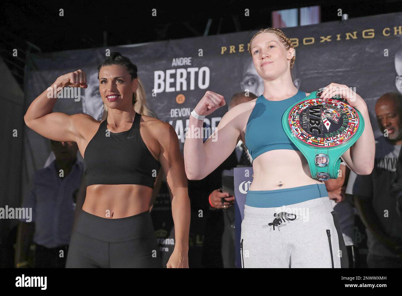 Alicia Napoleon of the United States poses with Hannah Rankin of ...