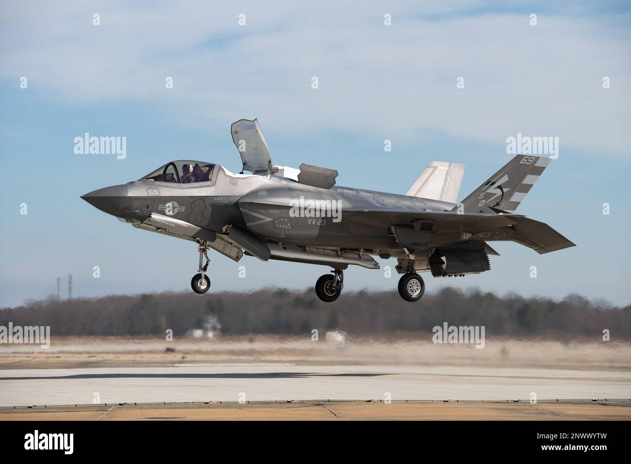 Flt 528 Mr. Theodore "Dutch" Dyckman pilots BF-19 during a STOVL ...