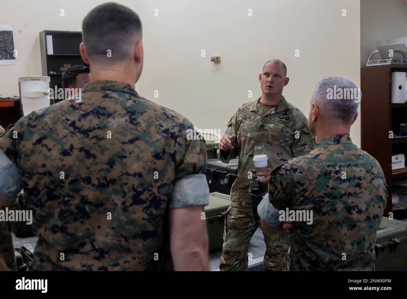 U.S. Army Col. Bryan M. Martin, commanding officer, 196th Infantry ...
