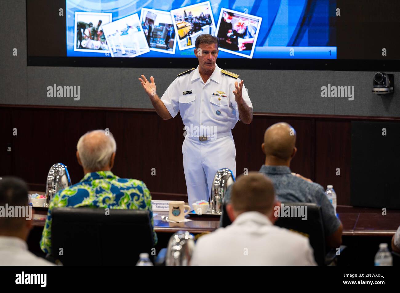 CAMP H.M. SMITH, Hawaii (Jan. 12, 2023) Adm. John C. Aquilino, Commander of U.S. Indo-Pacific ...