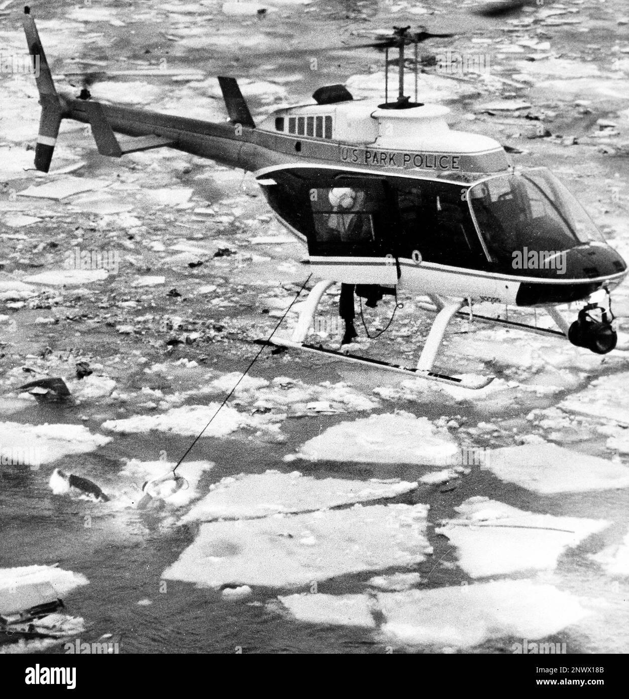 FILE - In this Jan. 13, 1982, file photo, one of the passengers who was aboard the Air Florida ...