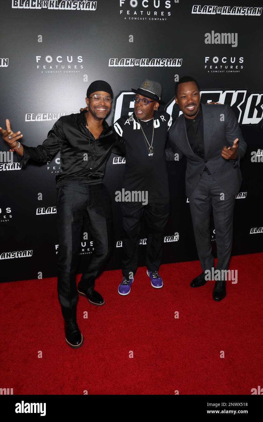 Photo by: John Nacion/STAR MAX/IPx 2018 7/30/18 Gerald Maxwell Rivera, Spike Lee and Corey ...