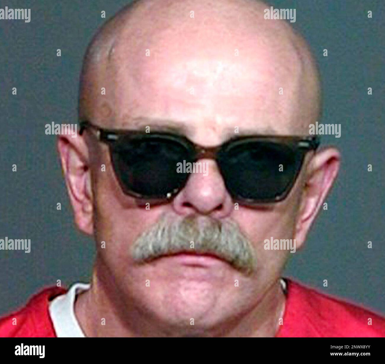 FILE - This undated prison inmate photo shows Aryan Brotherhood gang ...