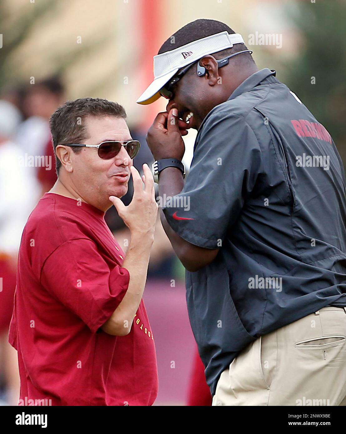 Washington Redskins owner Daniel Snyder, left, and Doug Williams, a ...