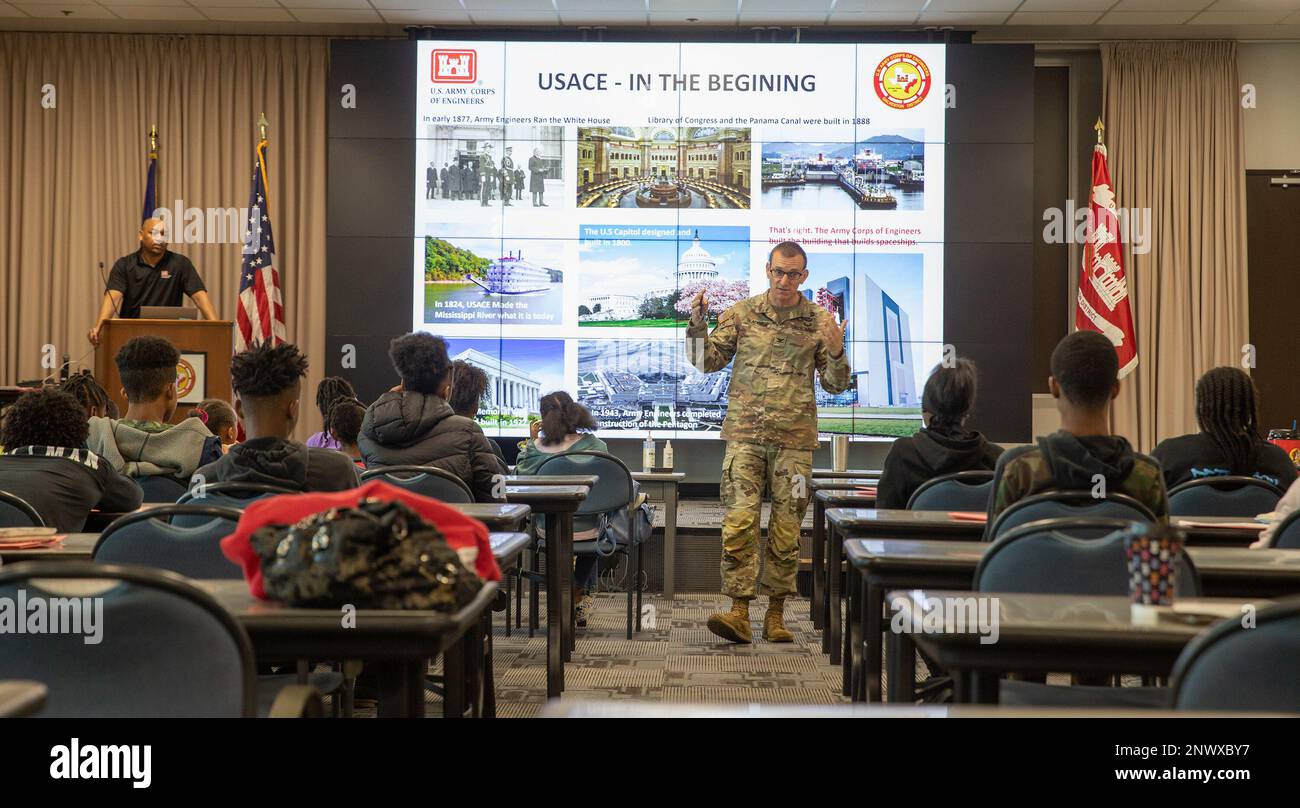 GALVESTON, Texas (Jan. 14, 2023) Col. Rhett Blackmon, Commander of the ...