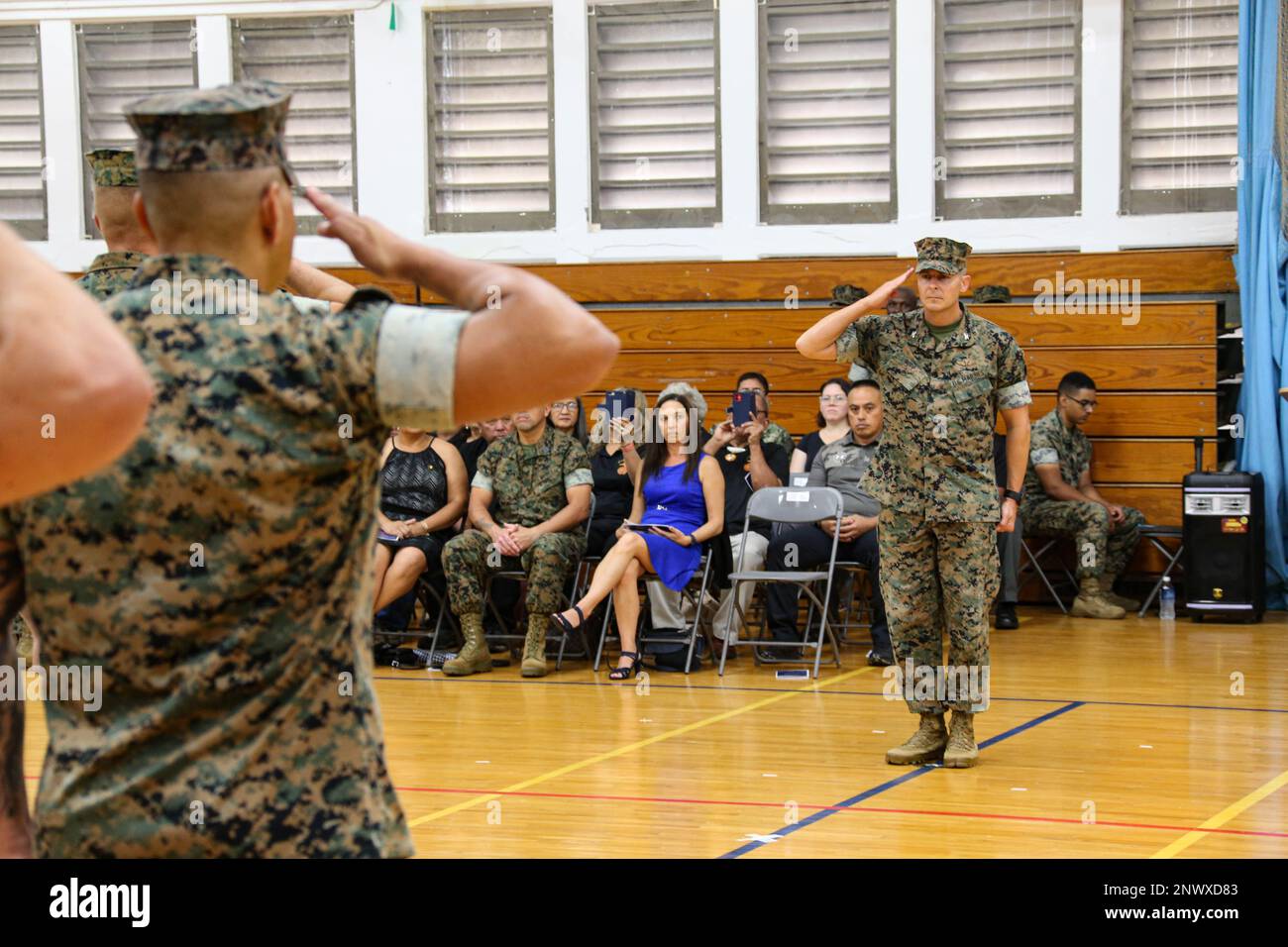 U.S. Marine Corps Col. Christopher L. Bopp, commanding officer for ...