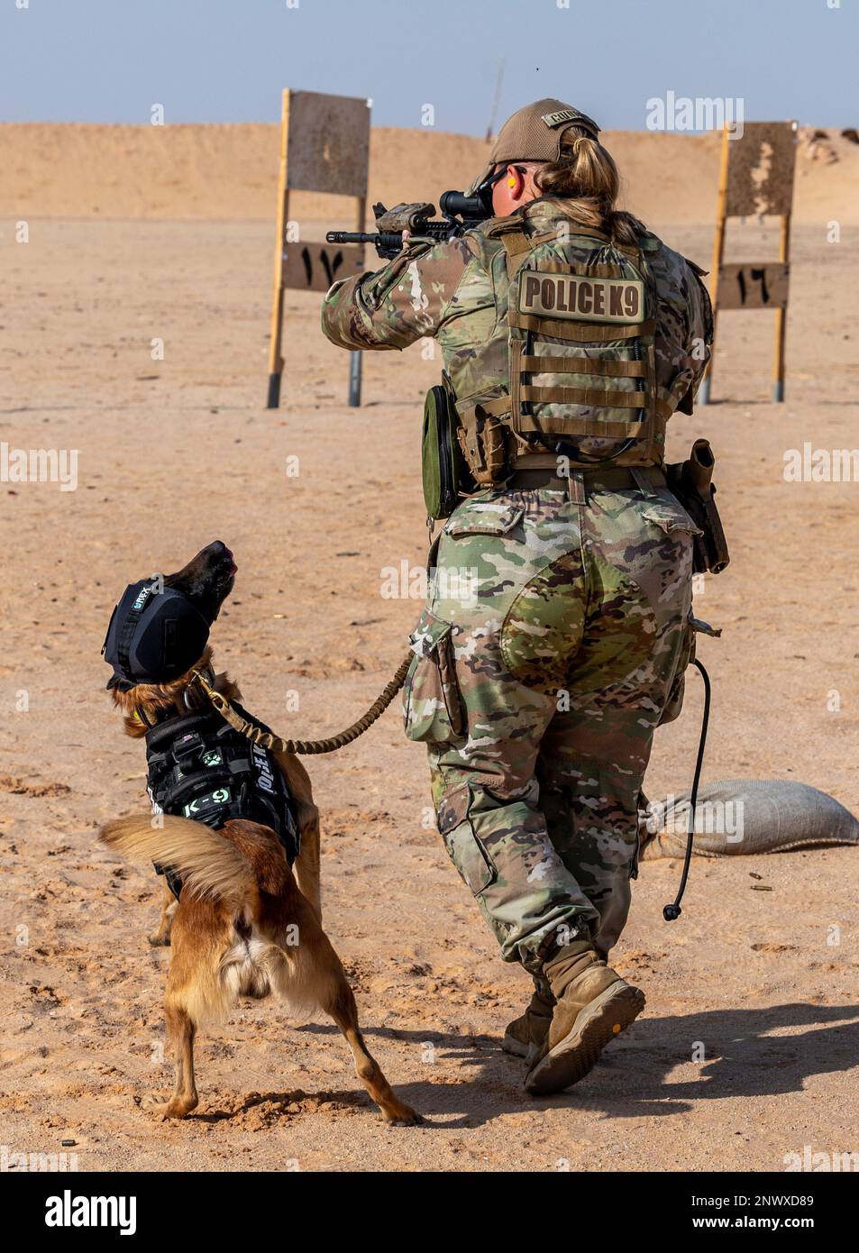 U.S. Air Force Staff Sgt. Jordan Courtney, 378th Expeditionary Security ...