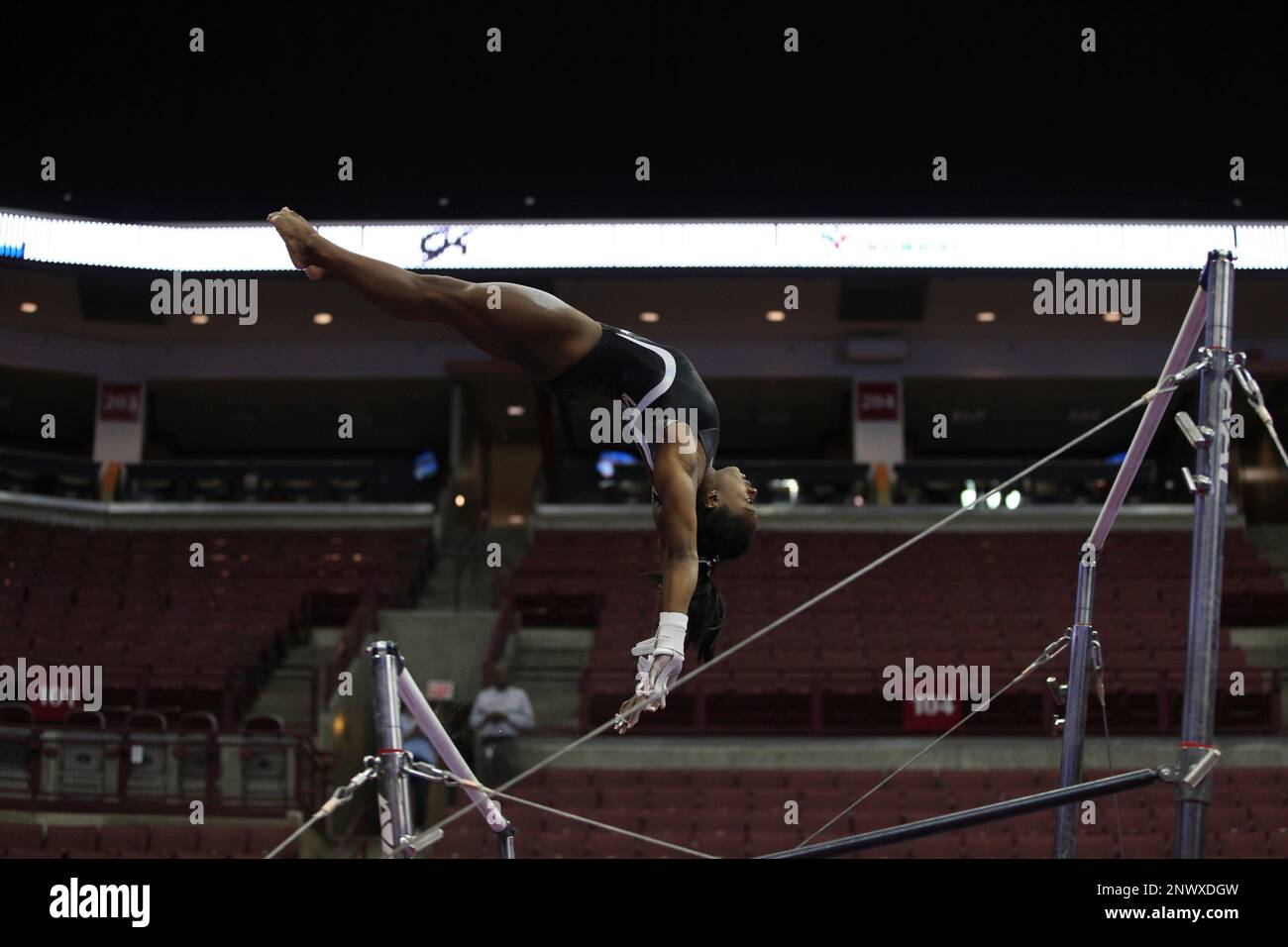 July 27, 2018: SIMONE BILES during podium training before the G.K. U.S ...