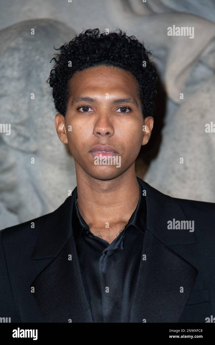 Tyler Mitchell attending the Saint Laurent Womenswear Fall Winter 2023 ...