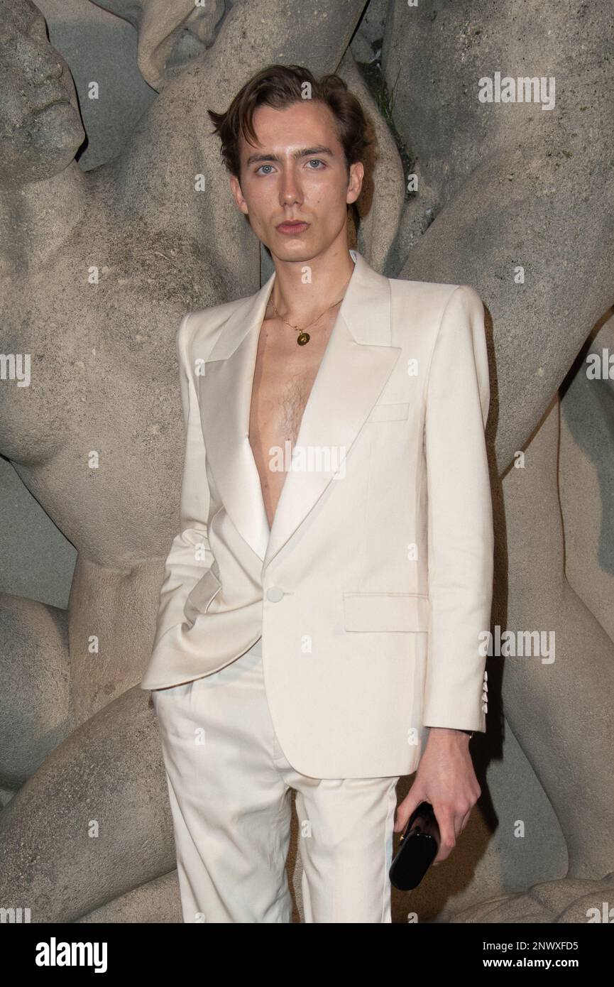 Paul Hameline attending the Saint Laurent Womenswear Fall Winter 2023 ...