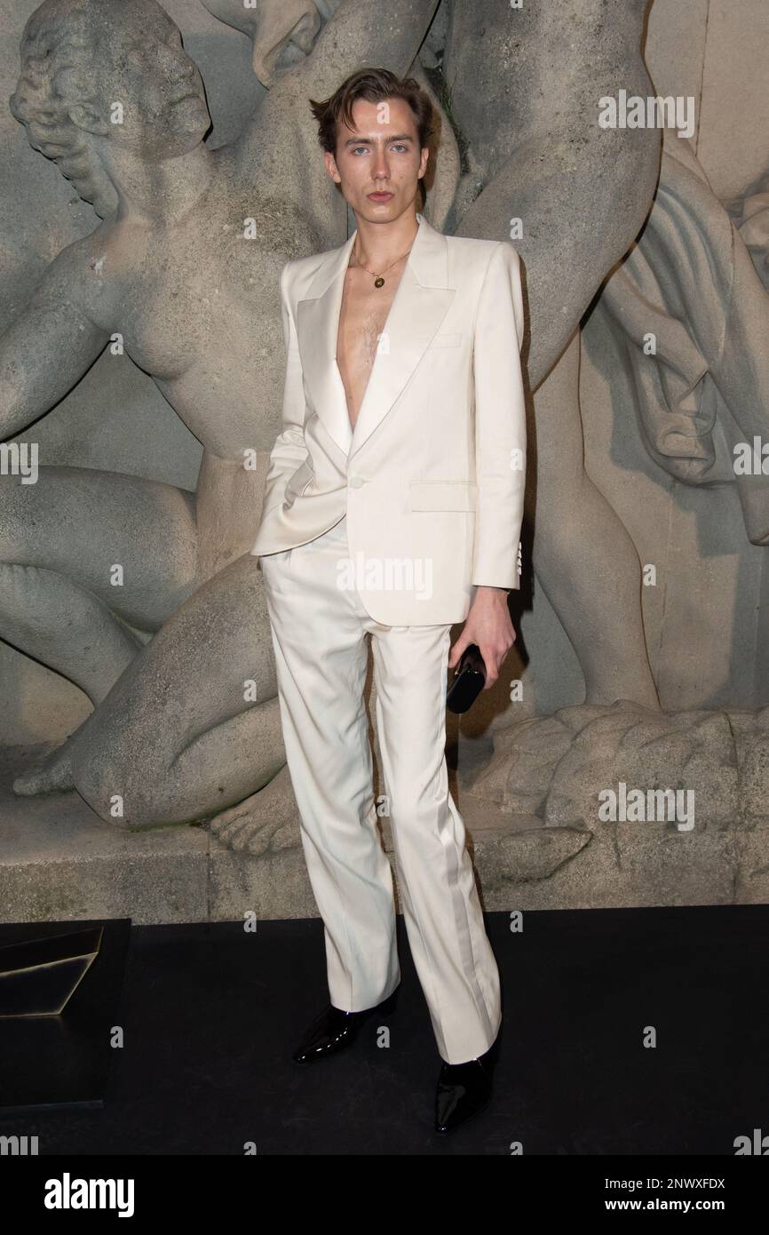 Paul Hameline attending the Saint Laurent Womenswear Fall Winter 2023 ...