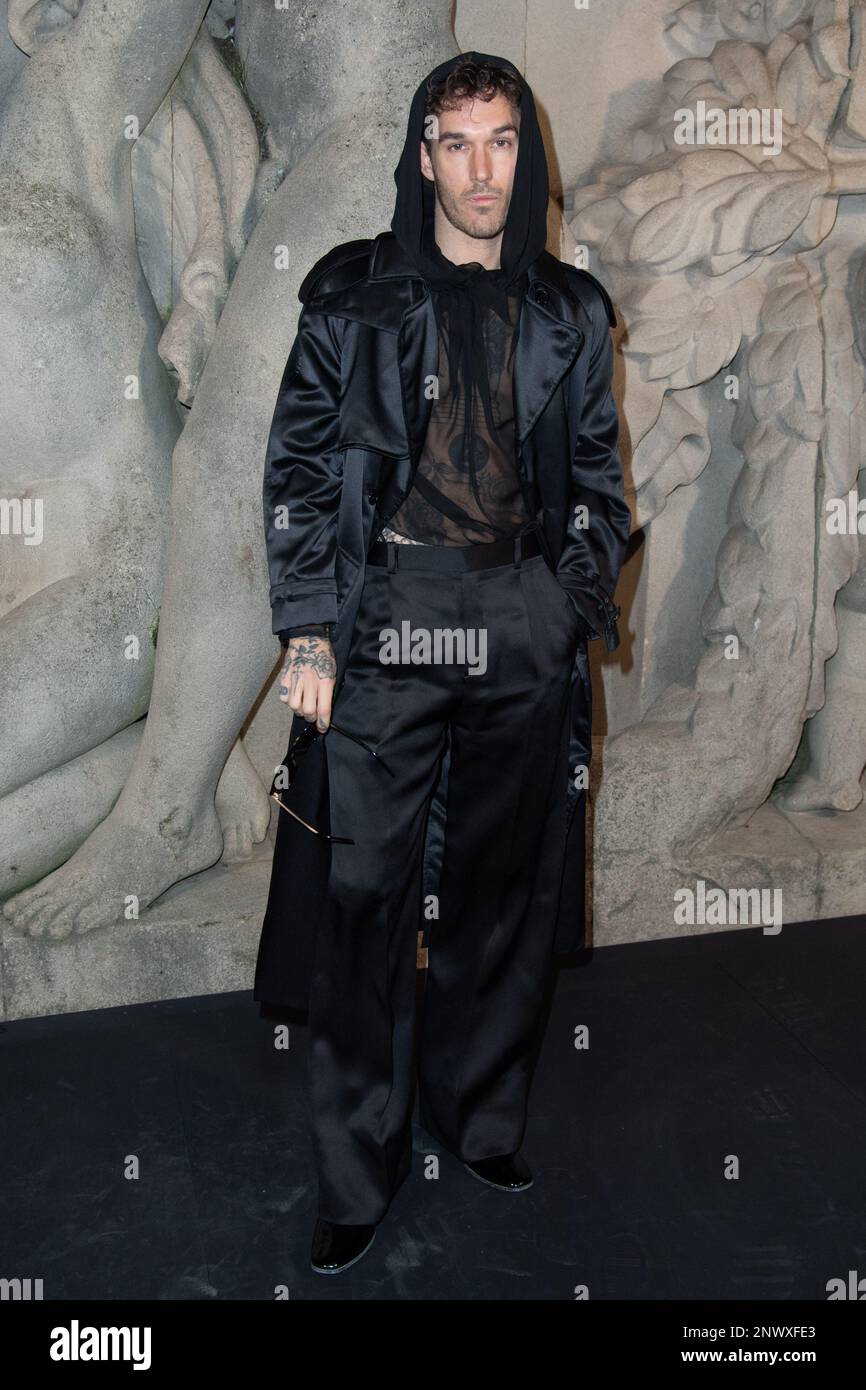 David Alexander Flinn attending the Saint Laurent Womenswear Fall ...