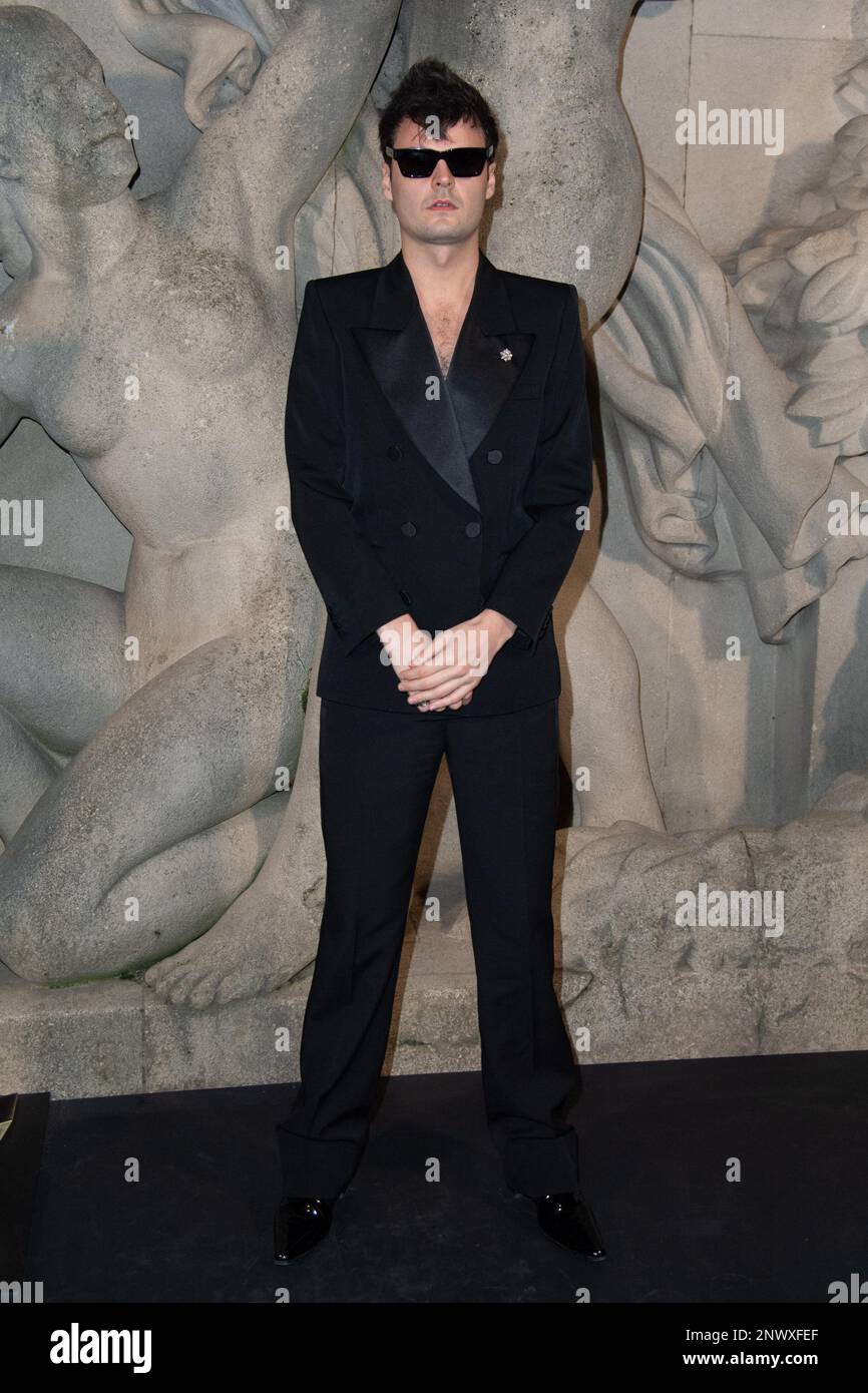 Duke Nicholson attending the Saint Laurent Womenswear Fall Winter 2023 ...