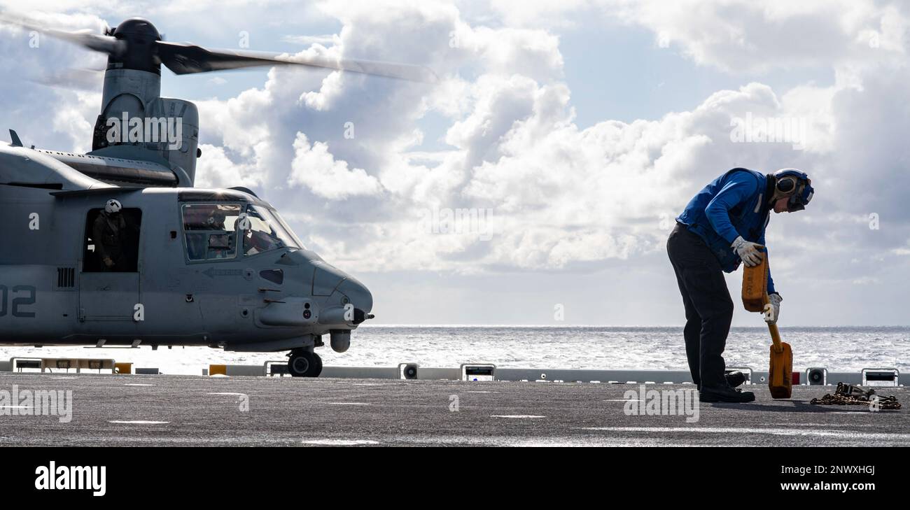PHILIPPINE SEA (Jan. 28, 2023) Aviation Boatswain’s Mate (Handling ...