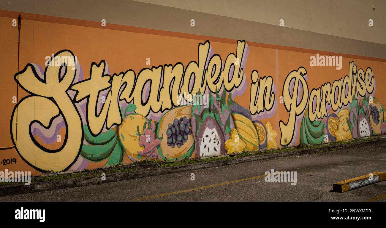 A Guam street art mural is displayed at various locations on Guam, Jan ...