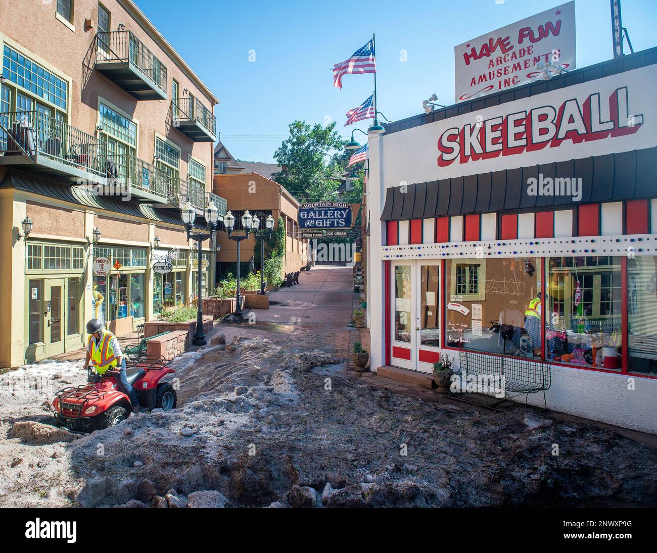 Manitou flooding hi-res stock photography and images - Alamy