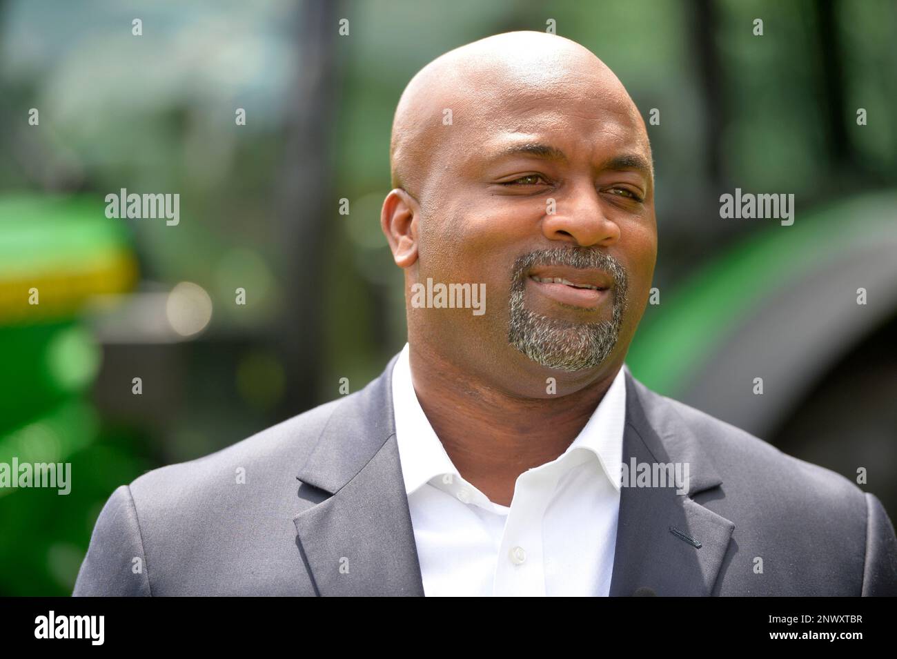 John Deere factory manager Tony Rollin at the John Deere Commercial Products factory in ...