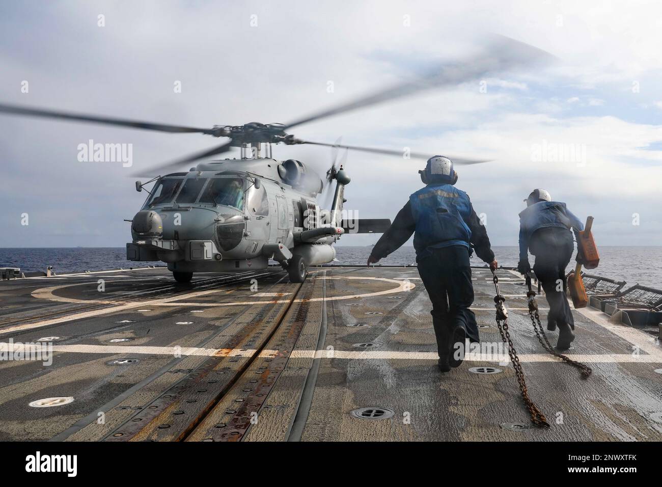 230123-N-BN445-1074 PHILIPPINE SEA (Jan. 23, 2023) Seaman Dulce Lucena ...