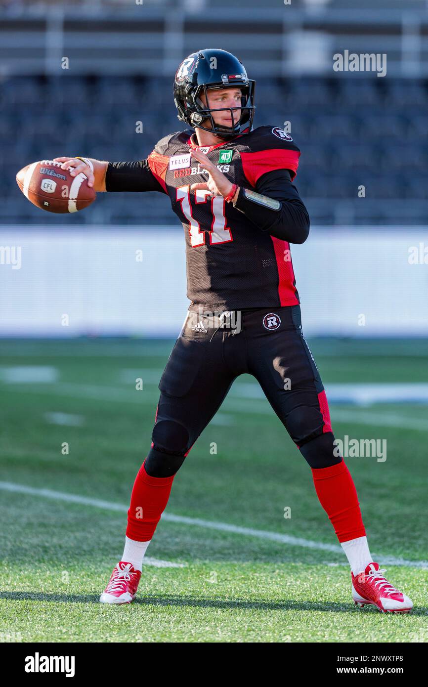 OTTAWA, ON - JULY 20: Ottawa Redblacks quarterback Danny Collins (17 ...