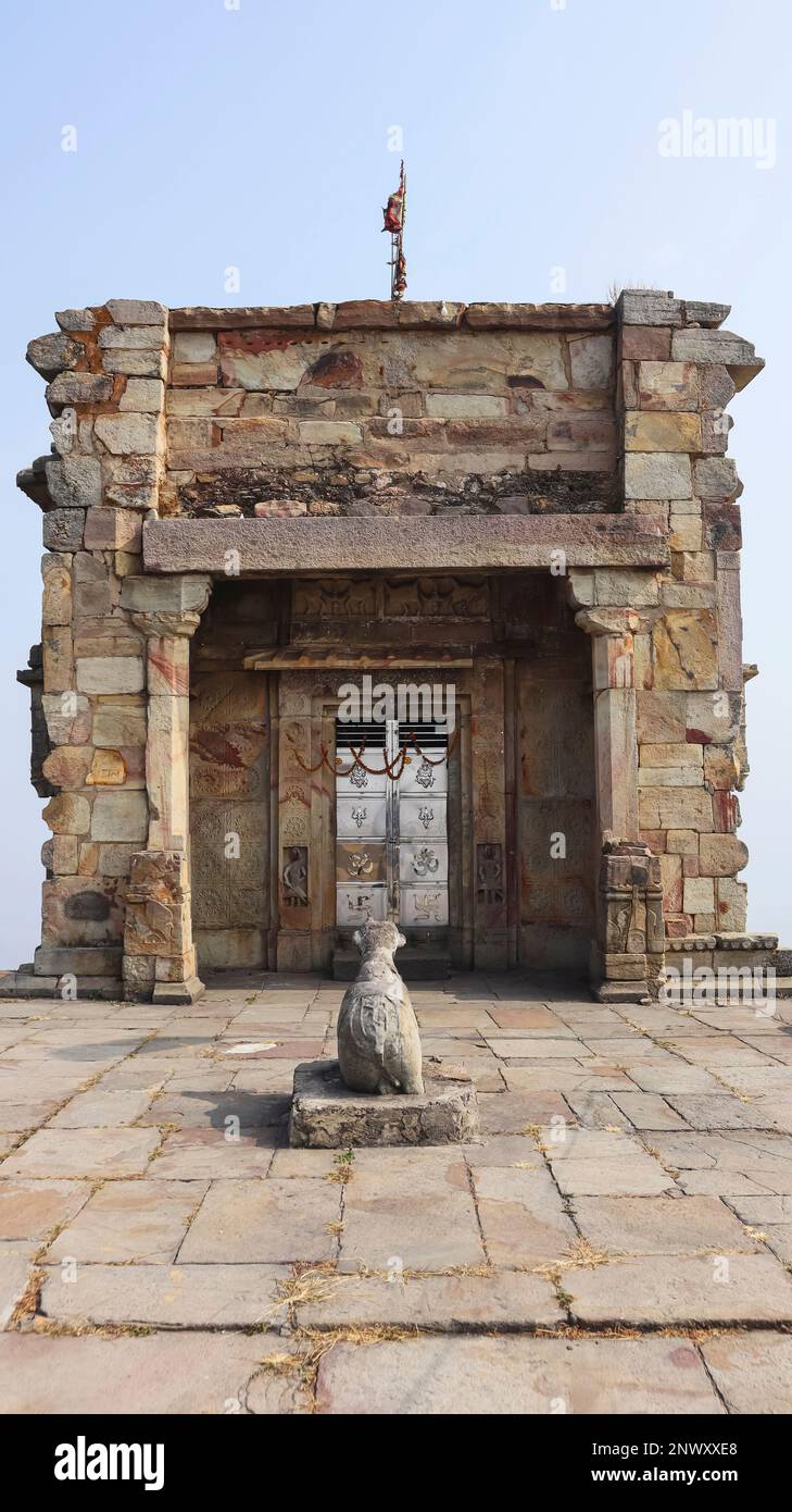 Rear view of Chaurasan Shiv Temple, Built in 13th Century by Hindu king ...