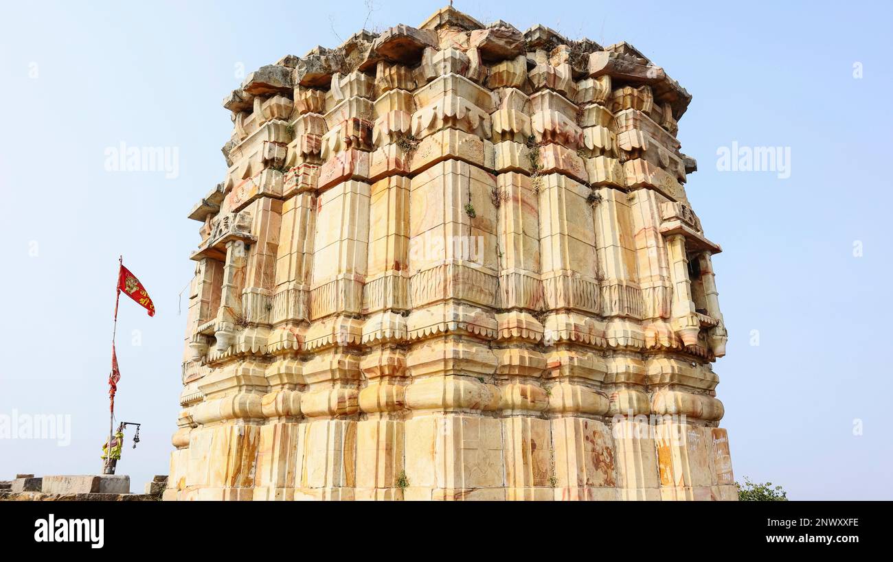 View of Chaurasan Shiv Temple, Rohtasgarh Fort, Bihar, India Stock ...