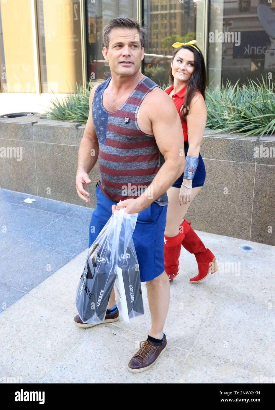 Photo by: zz/GOTPAP/STAR MAX/IPx 2018 7/20/18 Casper Van Dien and his ...