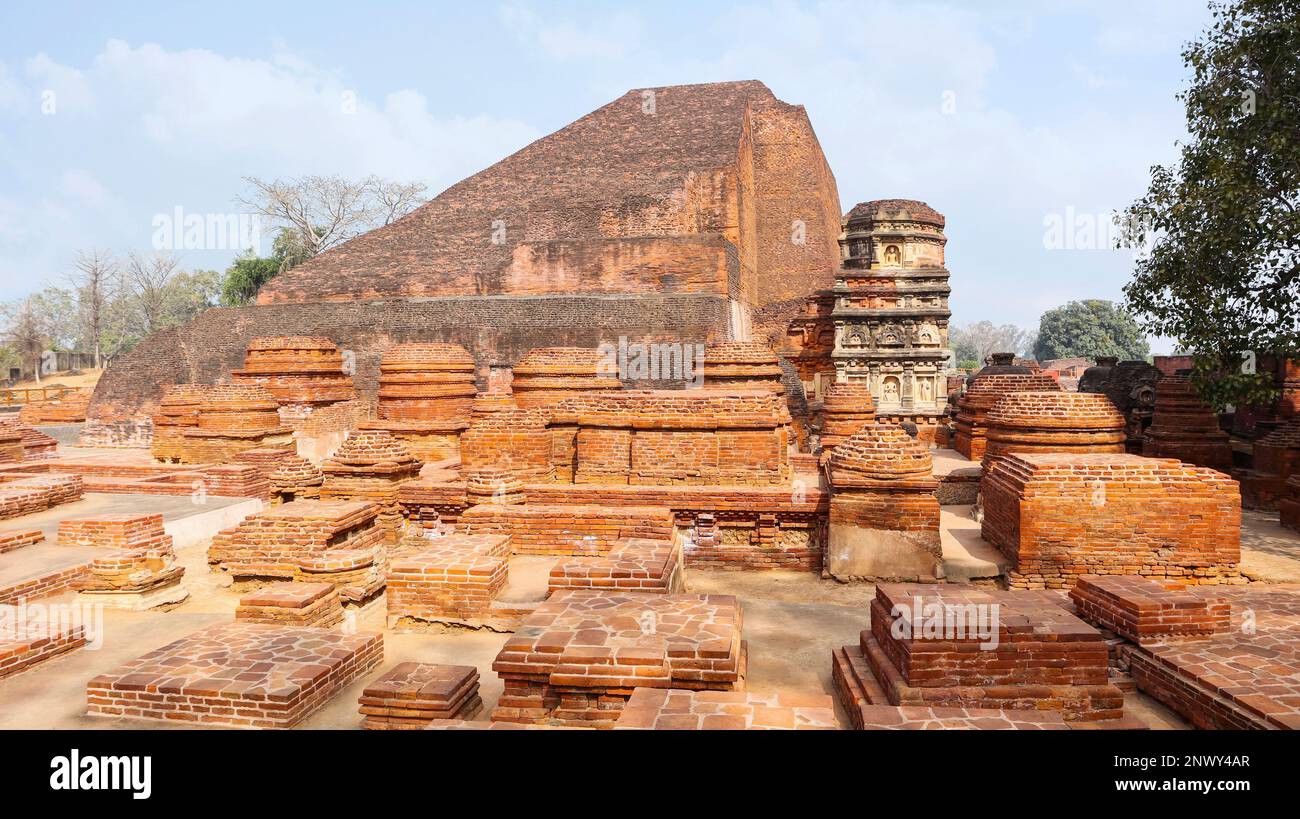 Main Holy Structure of Nalanda University, Rajgir, Nalanda, Bihar ...