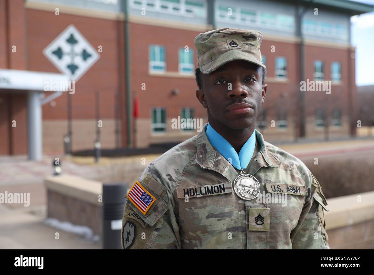 Staff Sgt. Savon Hollimon, a Cavalry Scout from the 1st Battalion, 68th ...