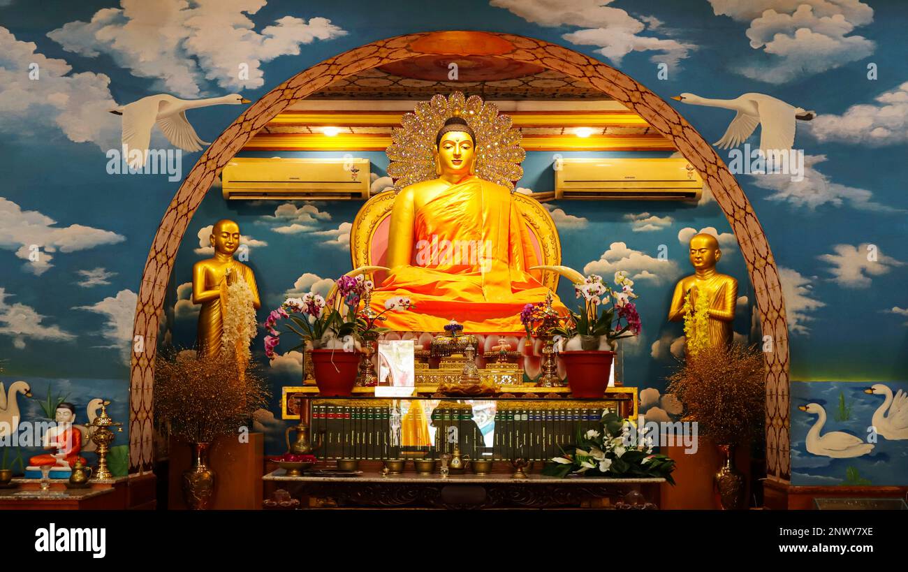 Beautiful Statue of Budhha With Clouds in Background, Jaya Shri ...