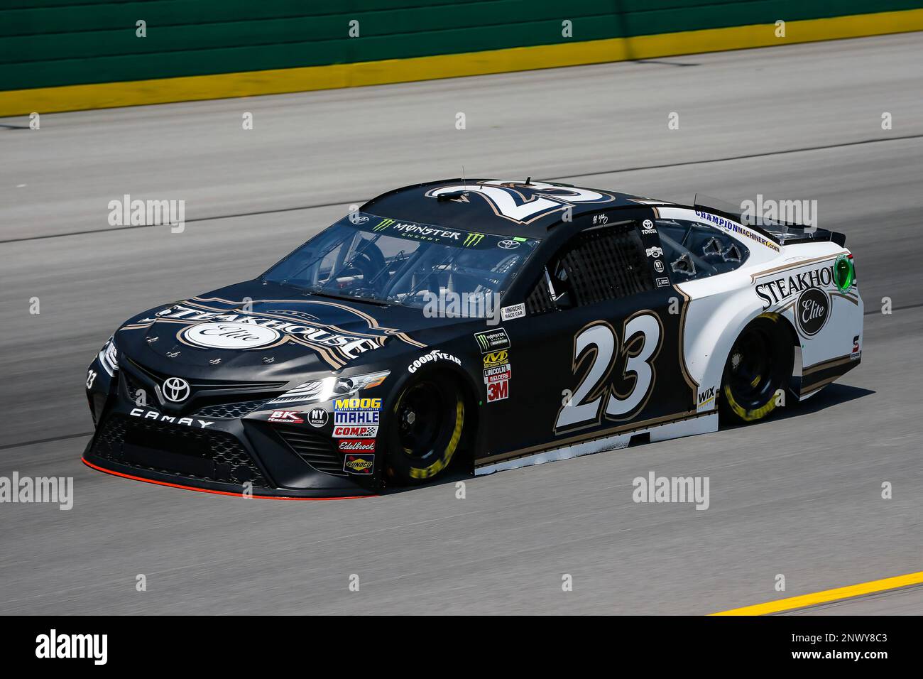 J.J. Yeley (23) during practice for the Monster Energy NASCAR Cup ...