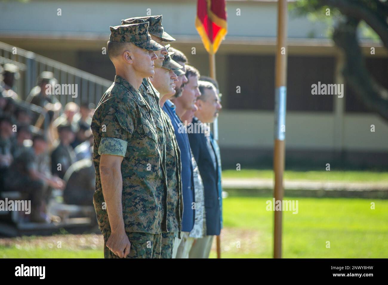U.S. Marine Corps Col. Timothy S. Brady, commanding officer, 3d Marine ...