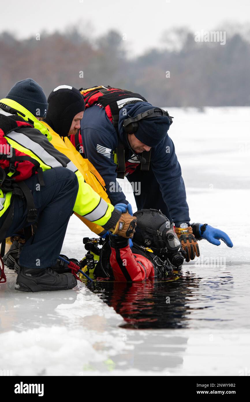 Firefighters with the Directorate of Emergency Services Fire Department ...