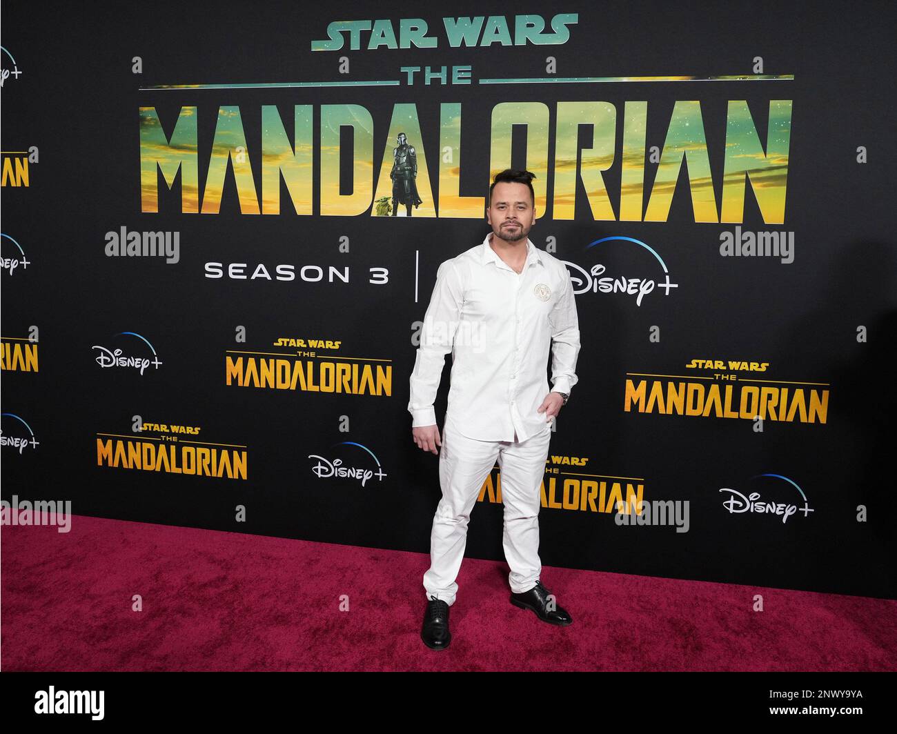 Hollywood, CA, February 28, 2023. Daniel Logan arrives at the Disney+ ...