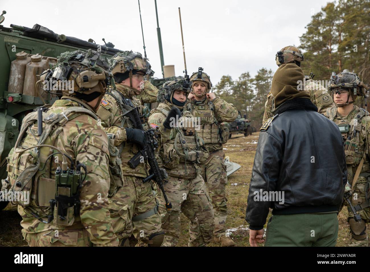 HOHENFELS, Germany—U.S. Soldiers in 1st Squadron, 2nd Cavalry Regiment ...