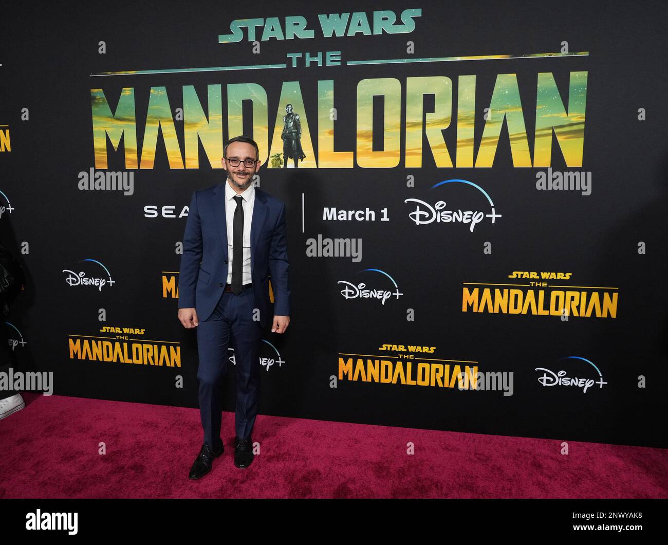 Hollywood, CA, February 28, 2023. Omid Abtahi arrives at the Disney+ THE MANDALORIAN Season 3 ...