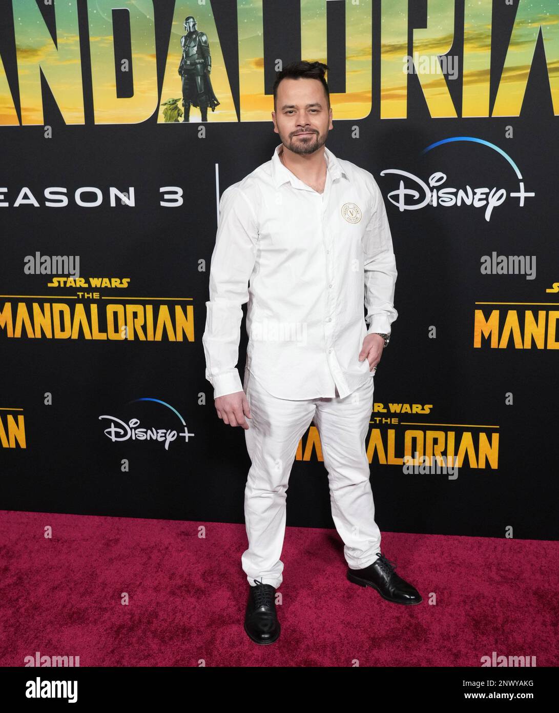 Hollywood, CA, February 28, 2023. Daniel Logan arrives at the Disney+ ...