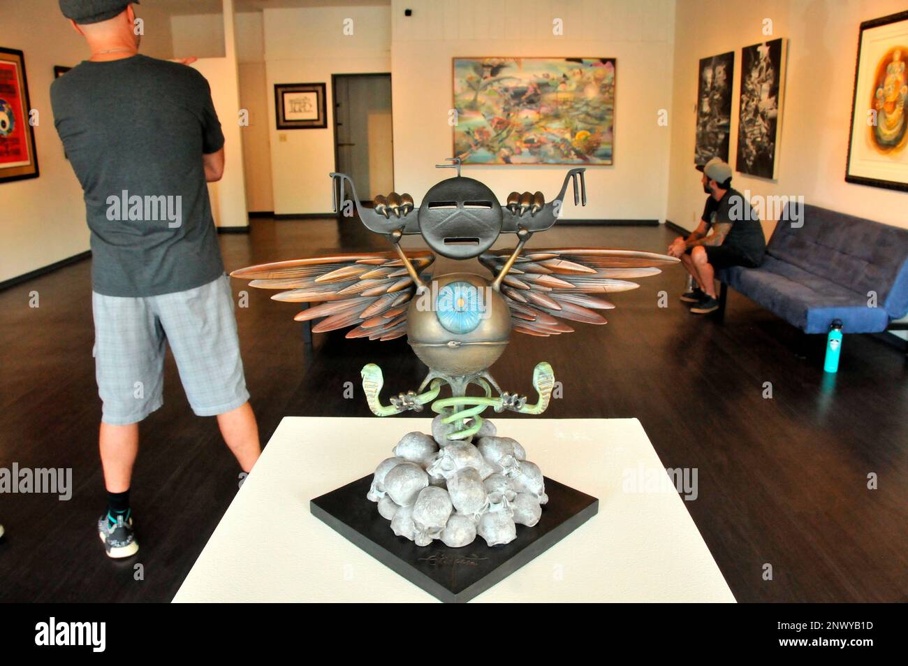 A sculpture commissioned by Brian Chambers of The Chambers Project ...